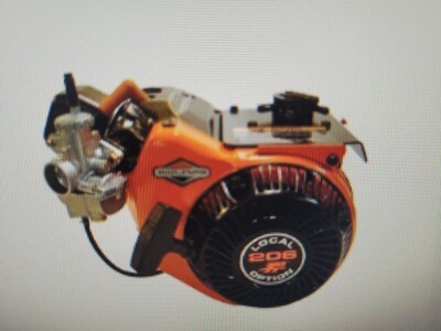 BRIGGS STRATTON LOCAL 206 LONG BLOCK SEALED ORANGE RF SEAL OHV ANIMAL ...