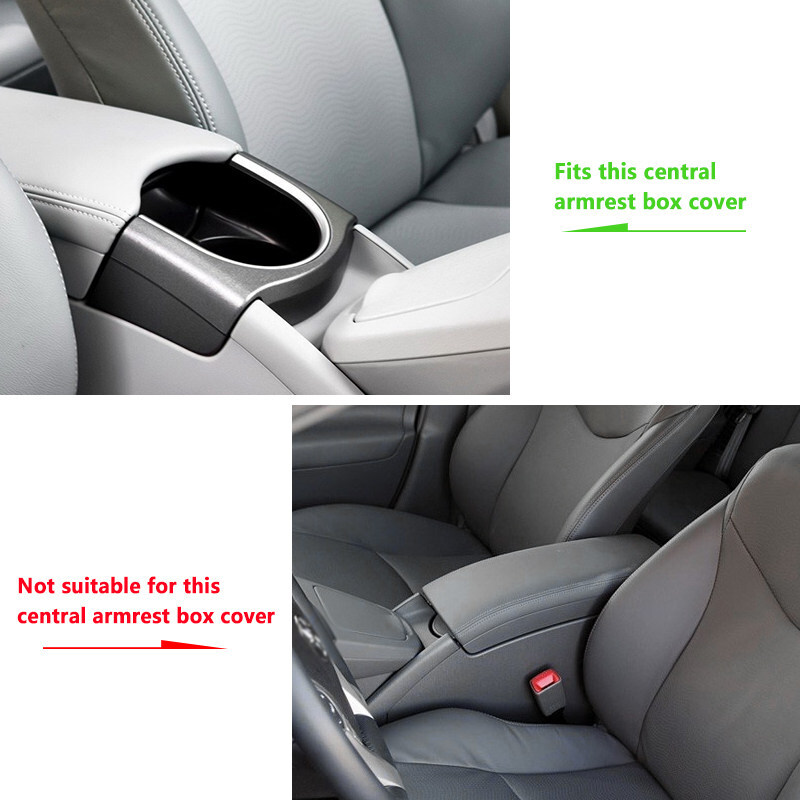 For Toyota Prius 2010-2015 Center Console Armrest Lid Leather Cover ...