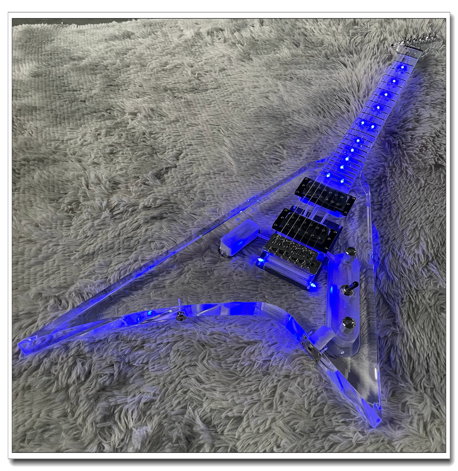 Light Blue Electric Guitar