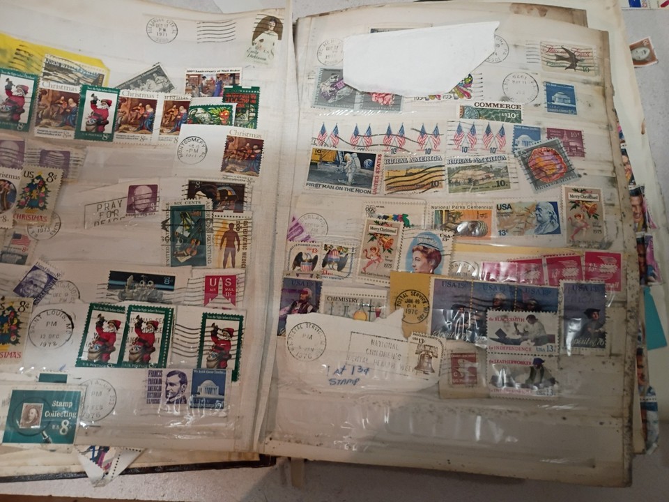 World/United States and Foreign Postage Stamp Album OLD AND NICE | eBay