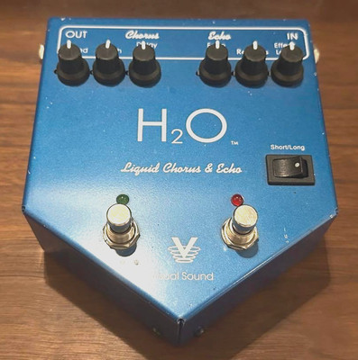 TRUETONE H2O Visual Sound Liquid Chorus & Echo Guitar Effect Pedal ...