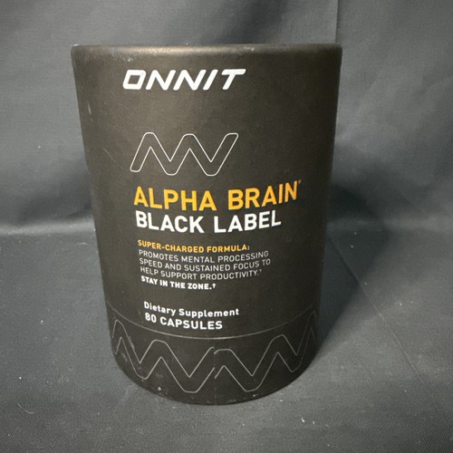 Alpha Brain® Black Label - 80 Capsules (20 Servings) - EXP: 04/2026 | eBay