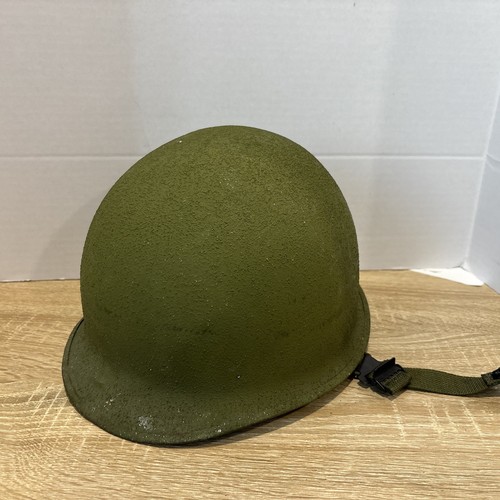WWII WW2 Original M1 Military Army Helmet Front Seam | eBay