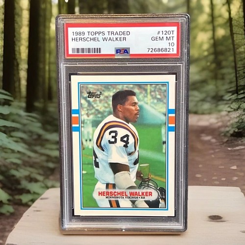 Herschel Walker 1989 Topps Traded #120T - PSA 10 - (POP 87) | eBay
