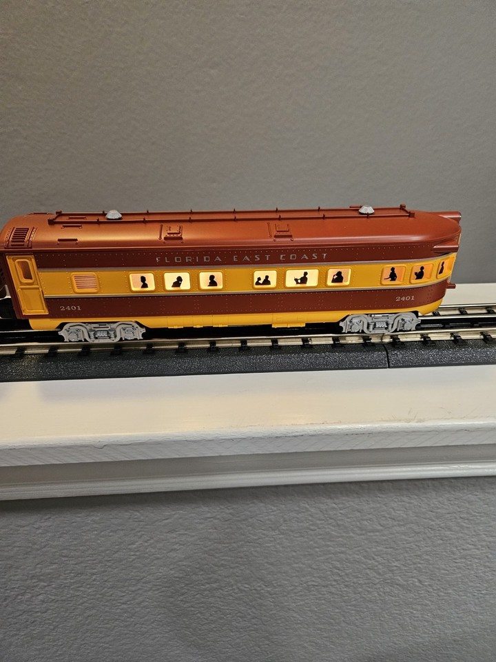 Williams O Gauge Florida East Coast 4 Passenger Car Set Lights Up | eBay