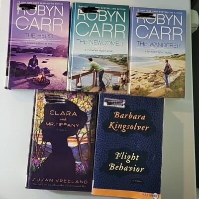Lot of 5 LARGE PRINT Romance Books Robyn Carr Thunder Point Susan ...