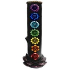 Seven Chakra Novelty Tower Hand Carved Wood and Resin | eBay
