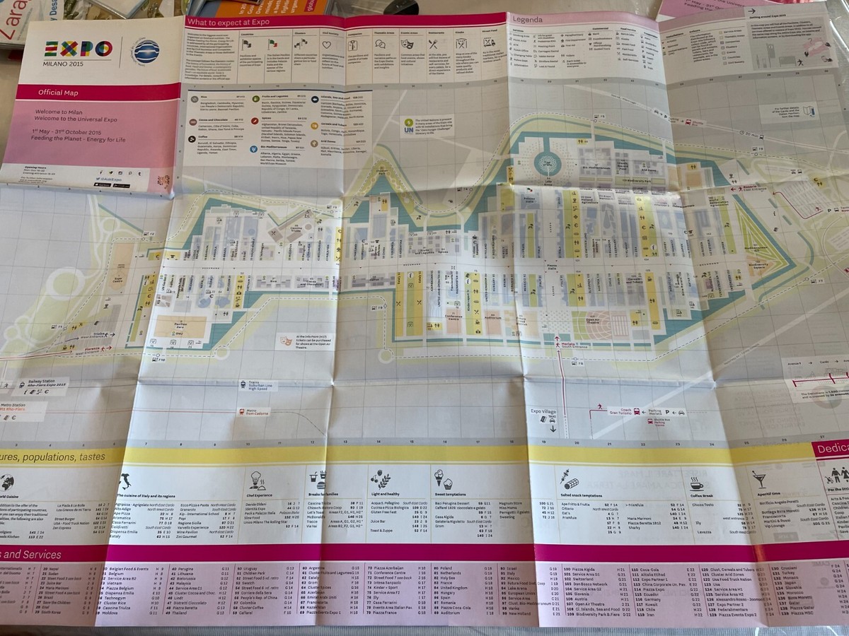 Milan Expo On Map