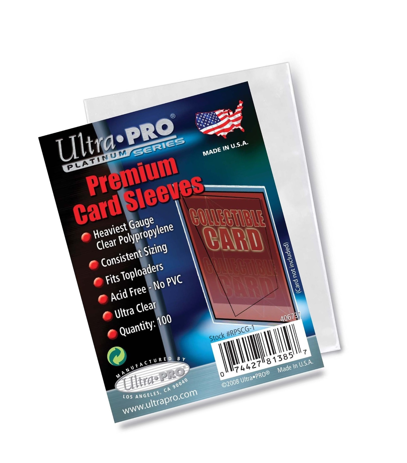 Ultra Pro Card Premium Card Sleeves Pack (100 Sleeves) | eBay