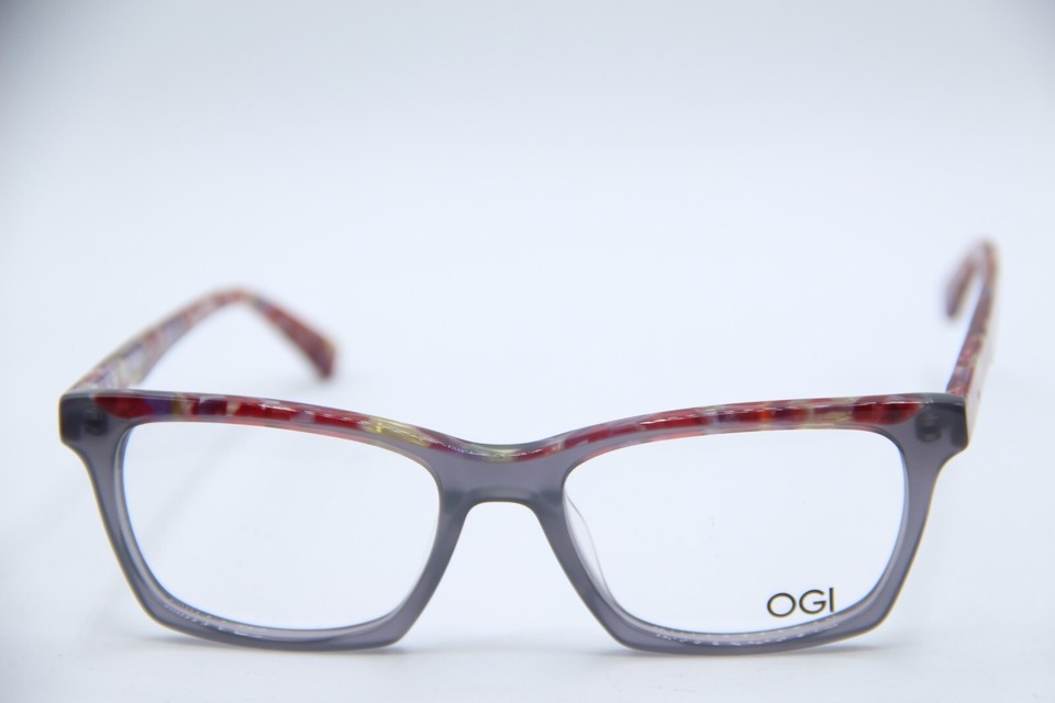 NEW OGI EVOLUTION 9244/2219 GREY RED MARBLE AUTHENTIC FRAMES EYEGLASSES ...