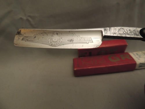 Le Grelot Thiers straight razor 151 5/8 P. Hospital Medaille Paris 1931 ...