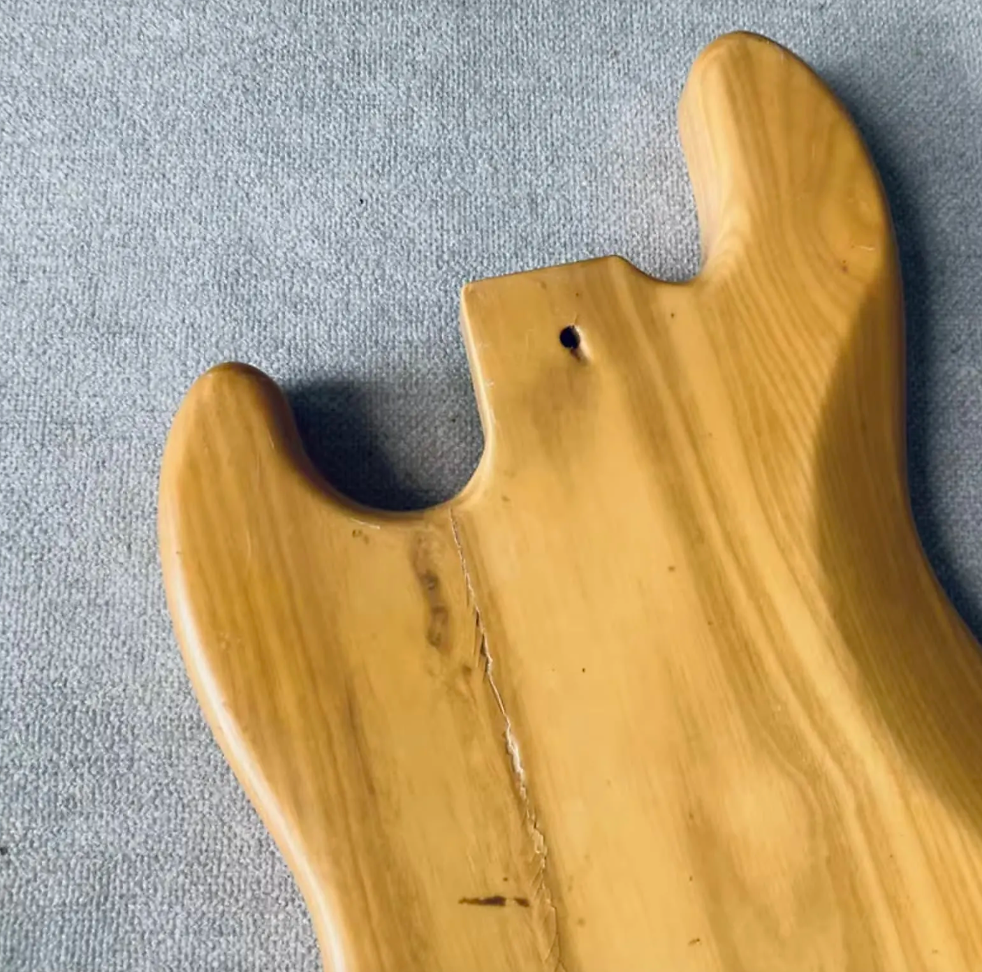Solid Ash Wood 4 String Bass Body Fit Jazz Bass DIY Project | eBay