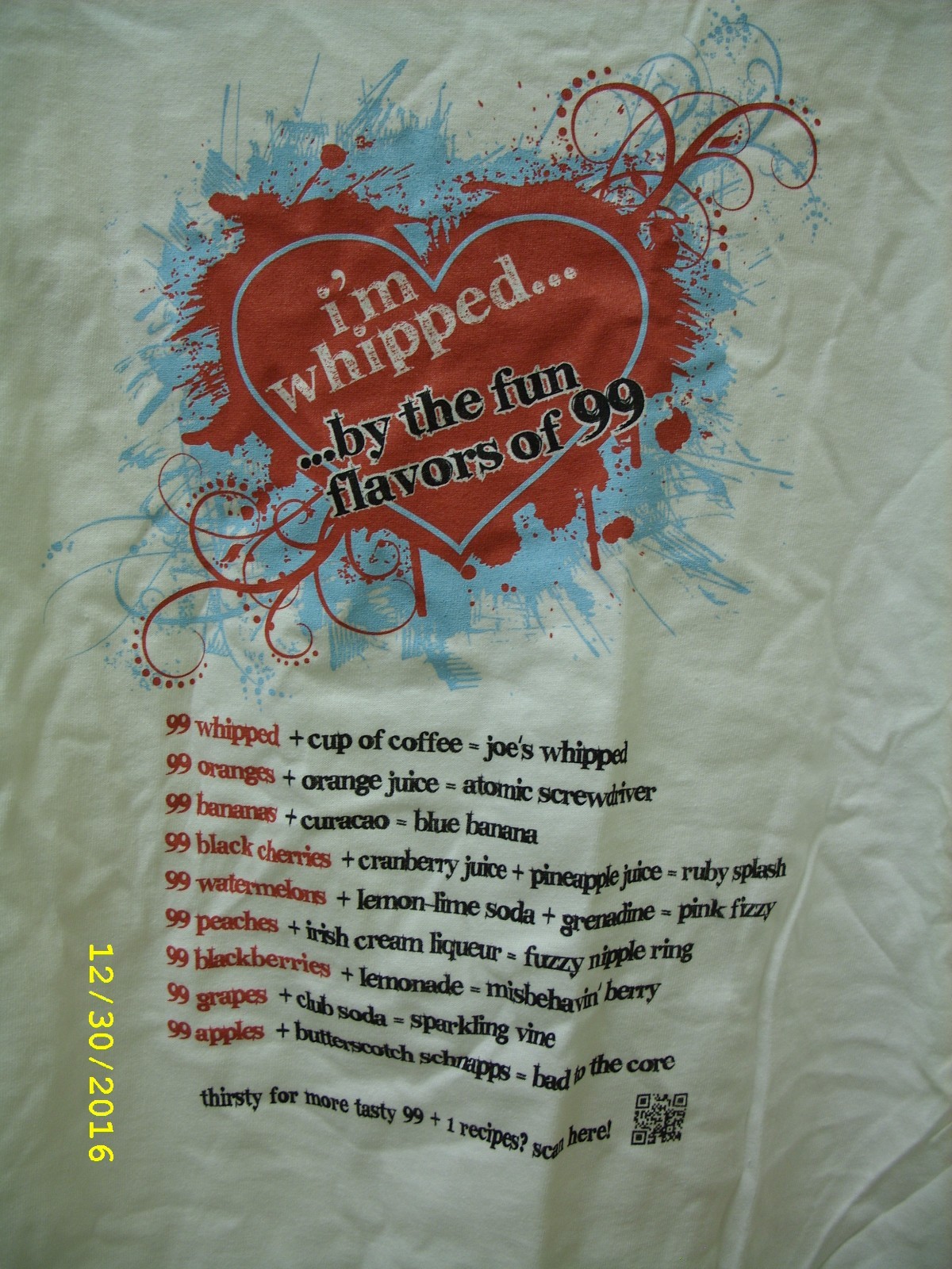 99 Schnapps - "I'm Whipped" Promo Men's Jerzees T-Shirt *NEW* | eBay