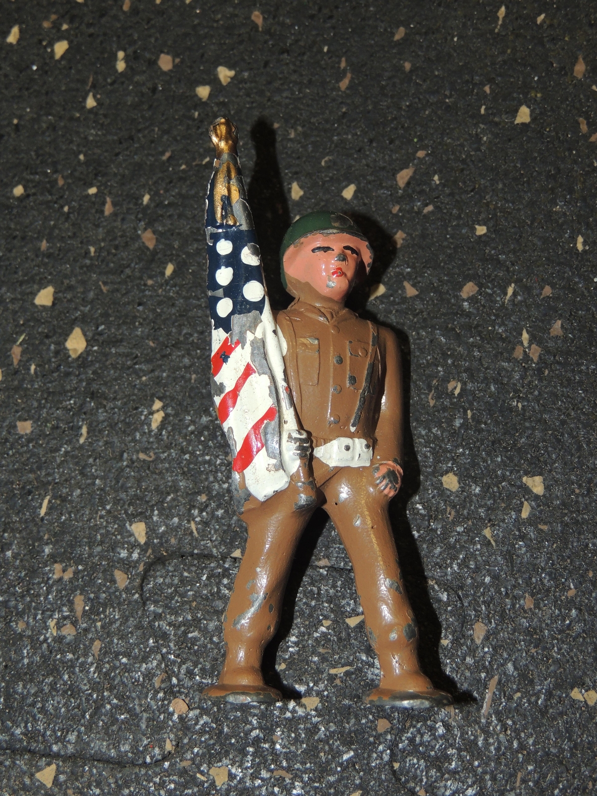 Barclay Dimestore WWI 901 Soldier Flag Bearer B232 | eBay