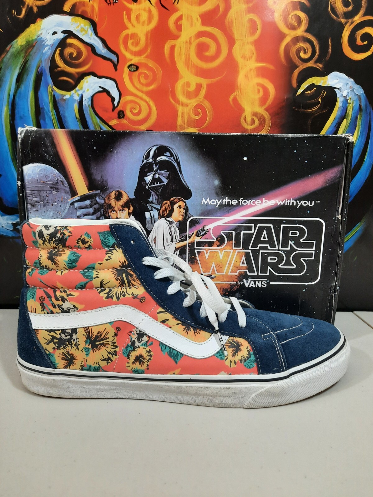 Vans Sk8-hi Reissue X Star Wars "Yoda Aloha" ships FAST Size 13 | eBay