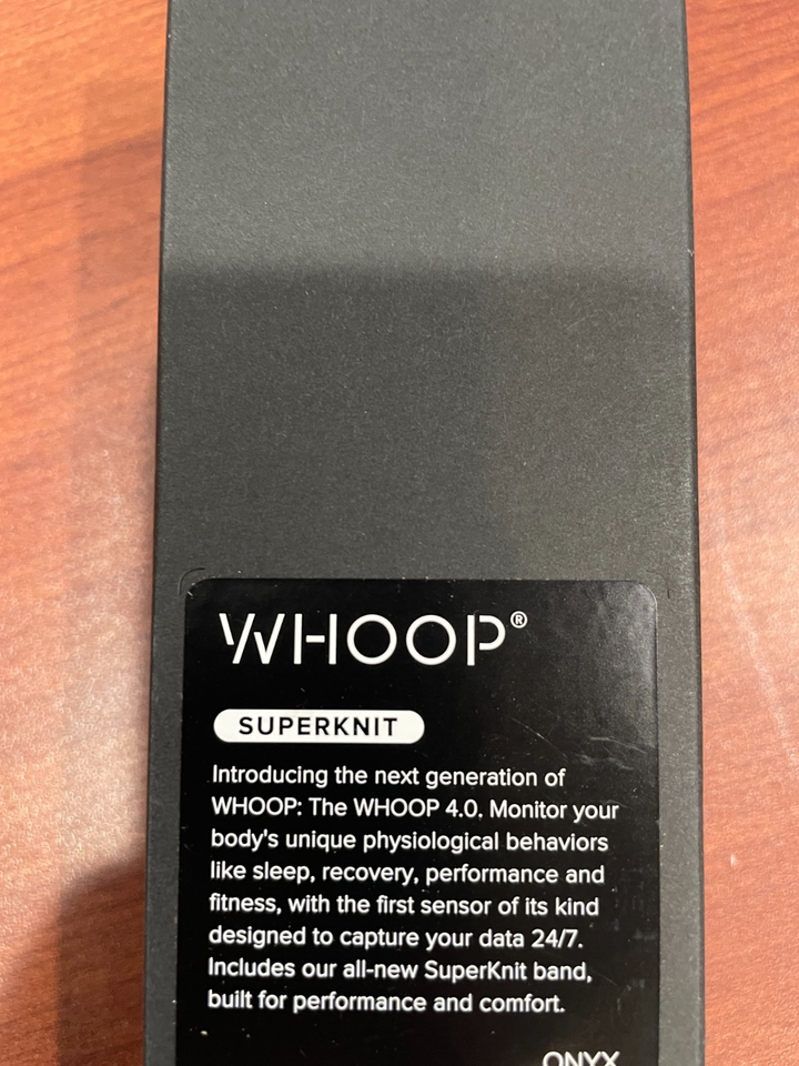 Whoop WS40 4.0 Fitness Tracker - Onyx + 1 Month Free Membership | eBay