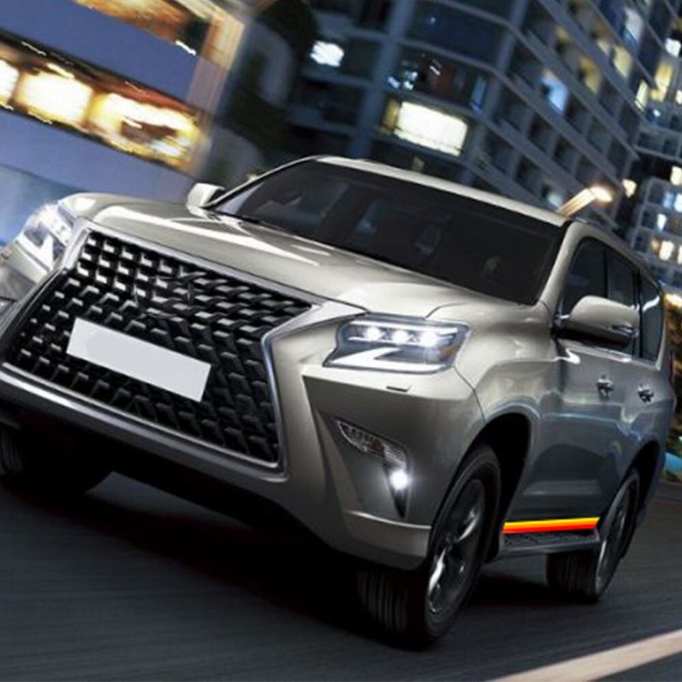 Tri-Color Stripe Decal Sticker For Toyota Tacoma TRD 4Runner Tundra ...