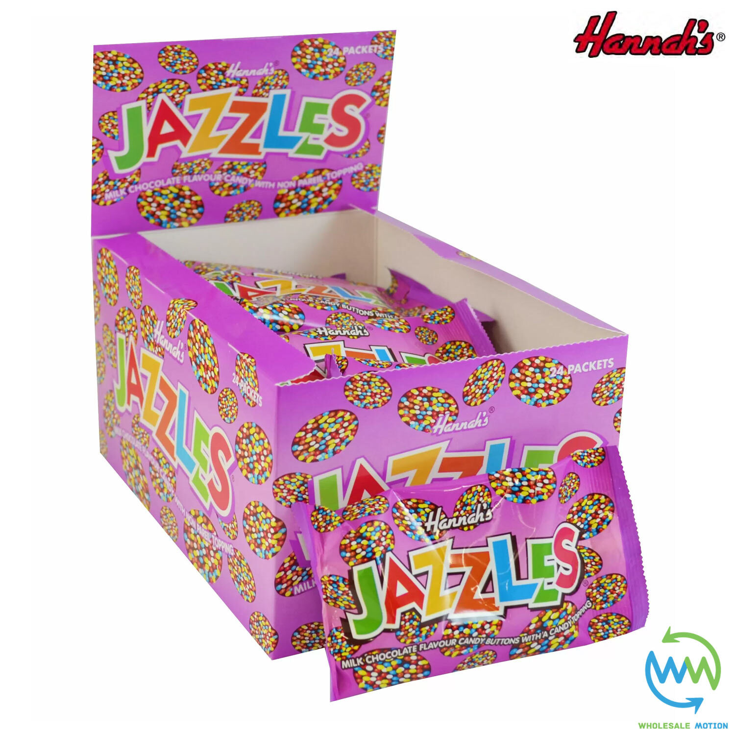 Hannahs MILK CHOCOLATE JAZZLES Bags CHRISTMAS Novelty CANDY BUTTON ...