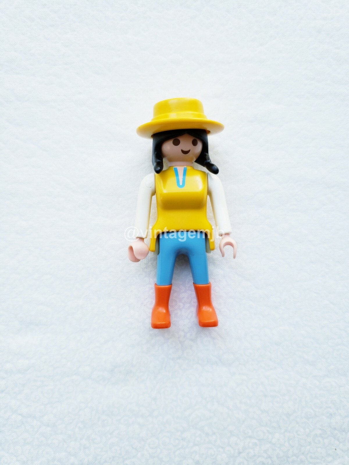 PLAYMOBIL VINTAGE 3007 CATLADY 3769 3716 3073 3277 FARMER 3864 ANGLER ...