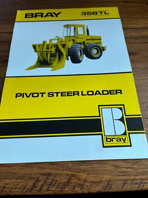 Bray 358TL Wheel Loader Timber Loaders Brochure AMIL22 | eBay