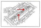 2JZGTE Genuine Toyota OEM Crankcase Breather Hoses 12263-46010 & 12264 ...