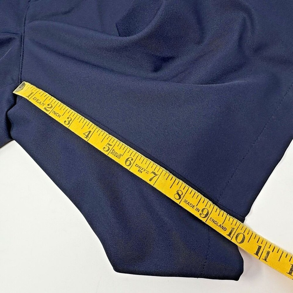 Izod Mens Golf Shorts Gripper Waist 36 Inseam 10 in Navy Blue Flat ...