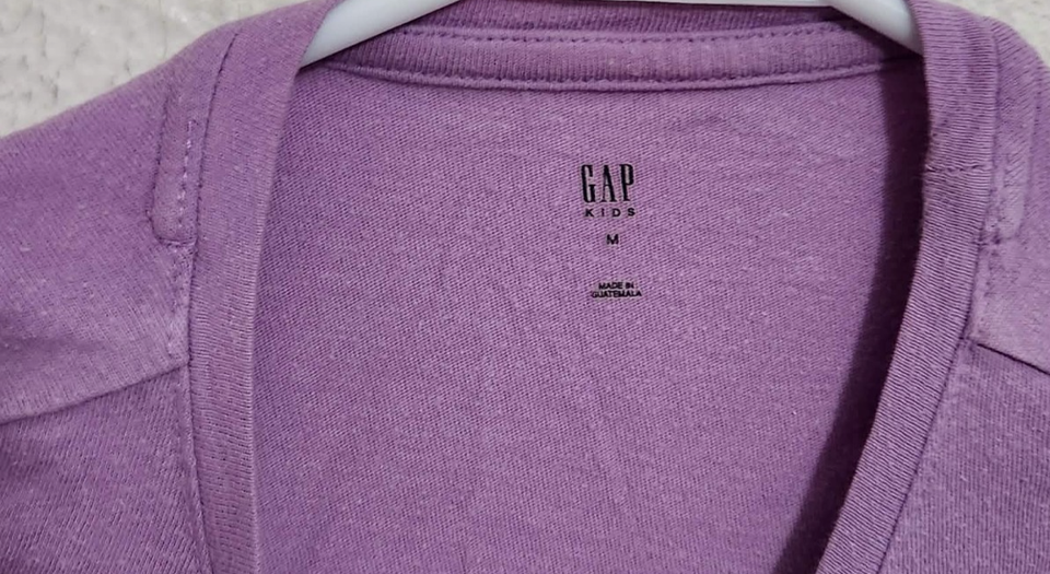 Gap Kids Girls Medium Long-Sleeve Glitter Star Print T-Shirt Purple | eBay