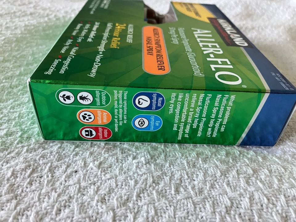 Kirkland Aller-Flo Nasal Spray Fluticasone 50mcg Flonase Allergy Relief ...