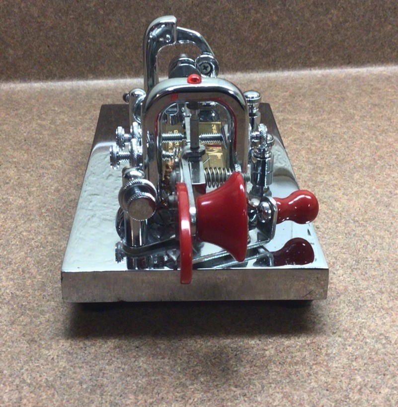 EARLY VIBROPLEX ORIGINAL DELUXE,SEMI-AUTOMATIC BUG TELEGRAPH CODE KEY Chrome ‘62 | eBay