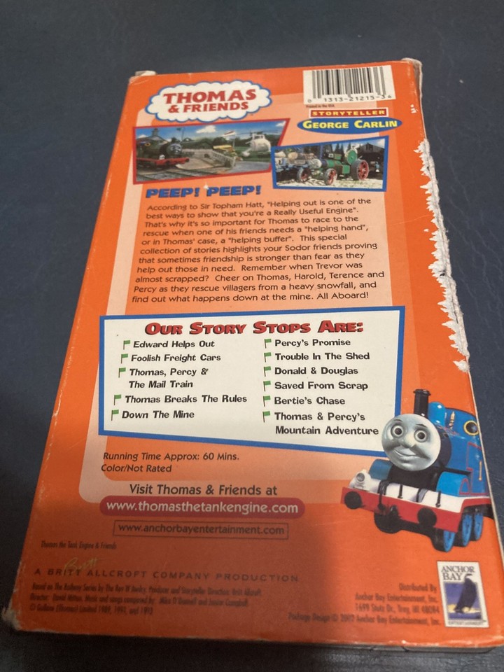 Thomas the Tank Engine & Friends His Friends Help Out (VHS, 2002) Train ...
