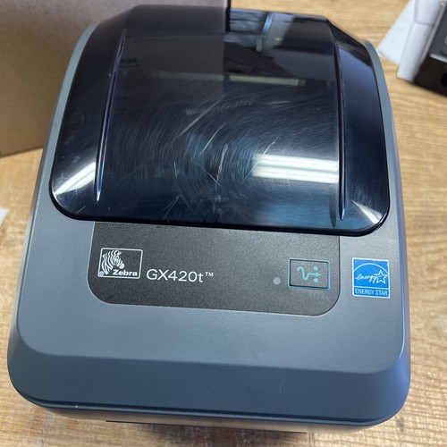 Zebra GX420 GX420t Thermal Transfer Desktop Label USB Network Printer ...