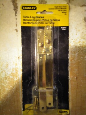 Stanley table leg braces Bright Brass Finish | eBay