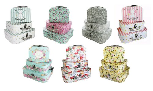 Storage Suitcase Set of 3 - Neat and Tidy suitcases for all your ...