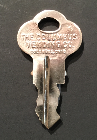 Original Columbus E302 Vending Key for BB Barrel Lock Peanut Gumball ...