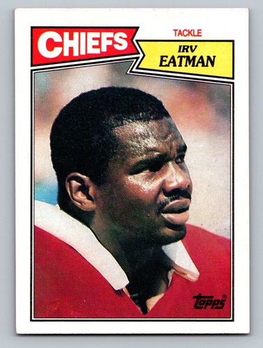 1987 Topps #166 Irv Eatman RC Rookie Kansas City Chiefs | eBay