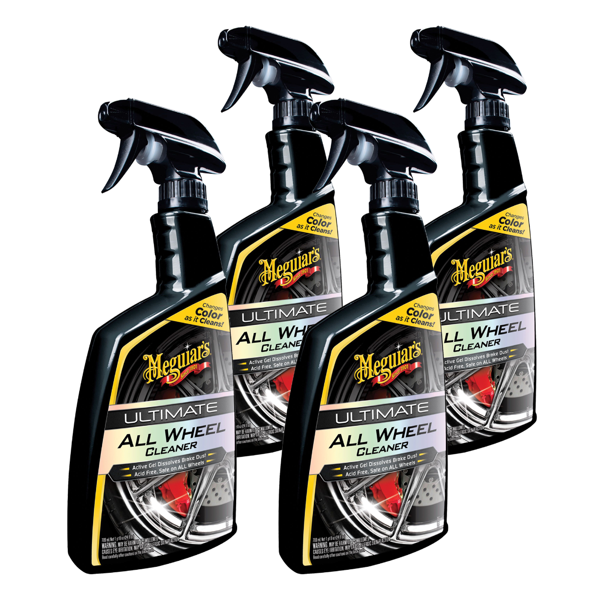 Meguiar's G180124 Ultimate All Wheel Cleaner Aerosol 24 oz. (4 Pack) | eBay