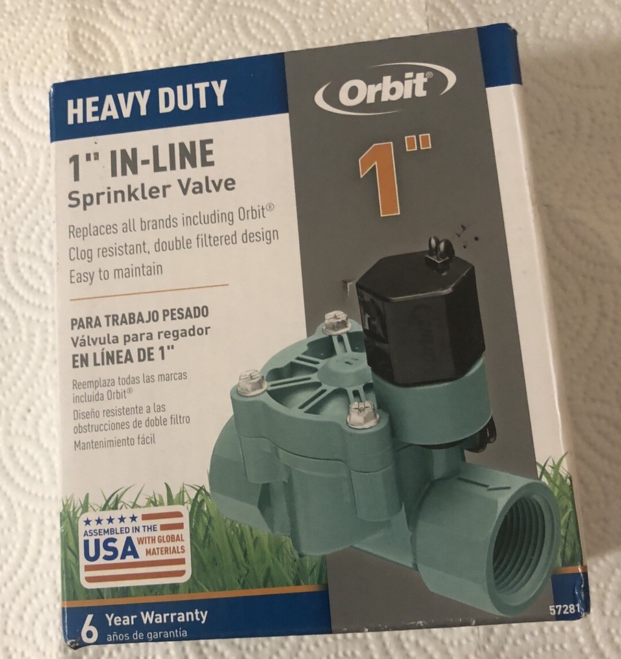 Orbit Irrigation 57281 Watermaster 1 Inch Auto Inline Control Valve New ...