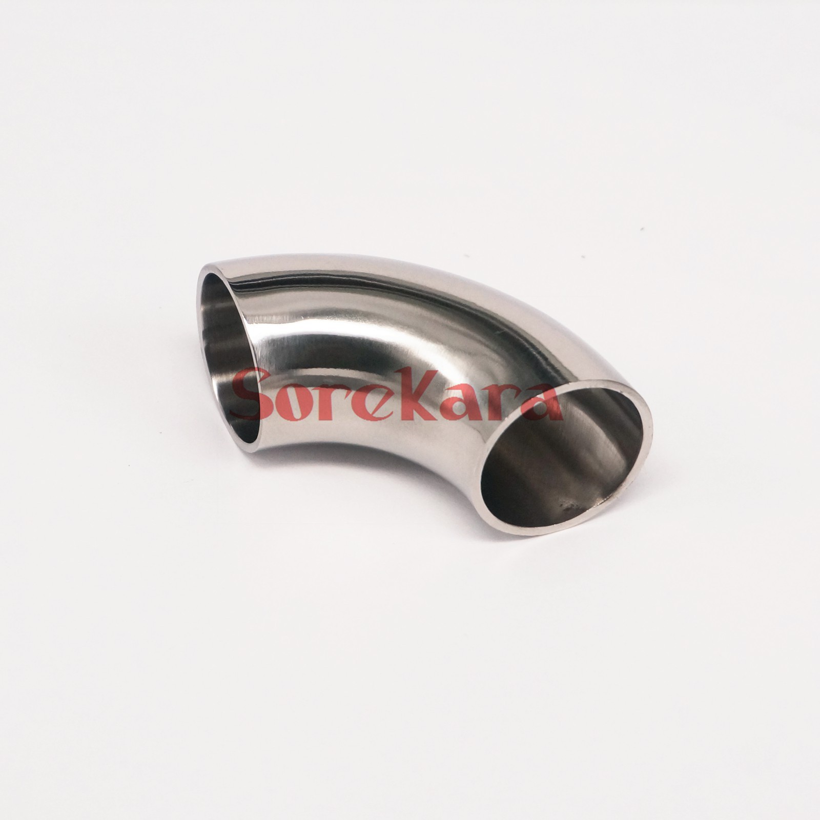 O.D 12.7-34mm 90 Degree Elbow 304 Stainless Steel Sanitary Weld Pipe ...