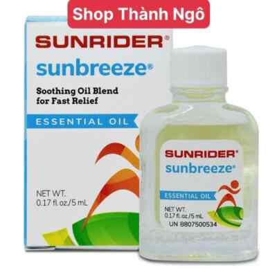 Pain Relief Muscle Sore Ache Menthol Sunrider Sunbreeze Essential Oil ...