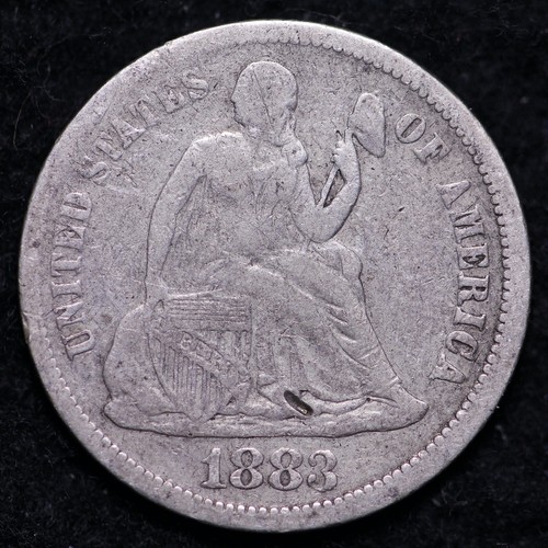 1883 Seated Liberty Dime CHOICE FINE FREE SHIPPING E284 GCC | eBay