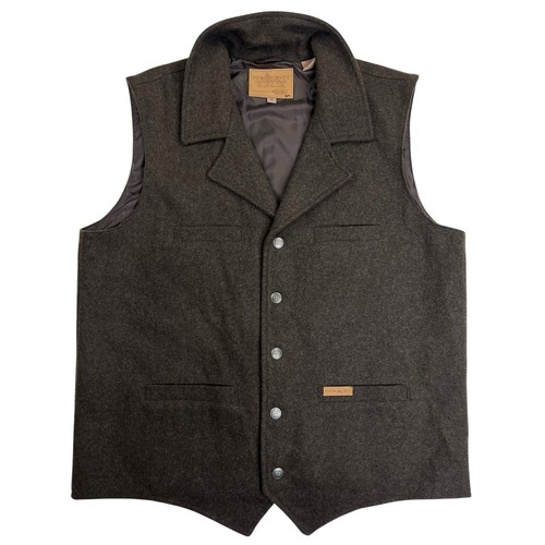 POWDER RIVER OUTFITTERS - Men's XL Panhandle Slim Western Wool Vest ...