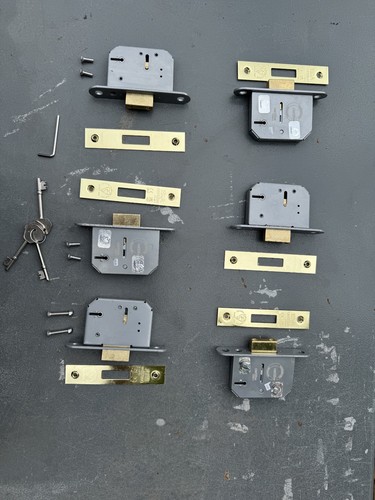 6X Site Box Locks to fit Armorgard Van Vault etc. Keyed alike with 3 ...