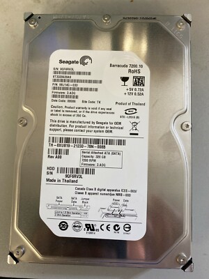 Seagate ST3320620AS 320GB SATA 3.5" P/N: 9BJ14G-033 | eBay