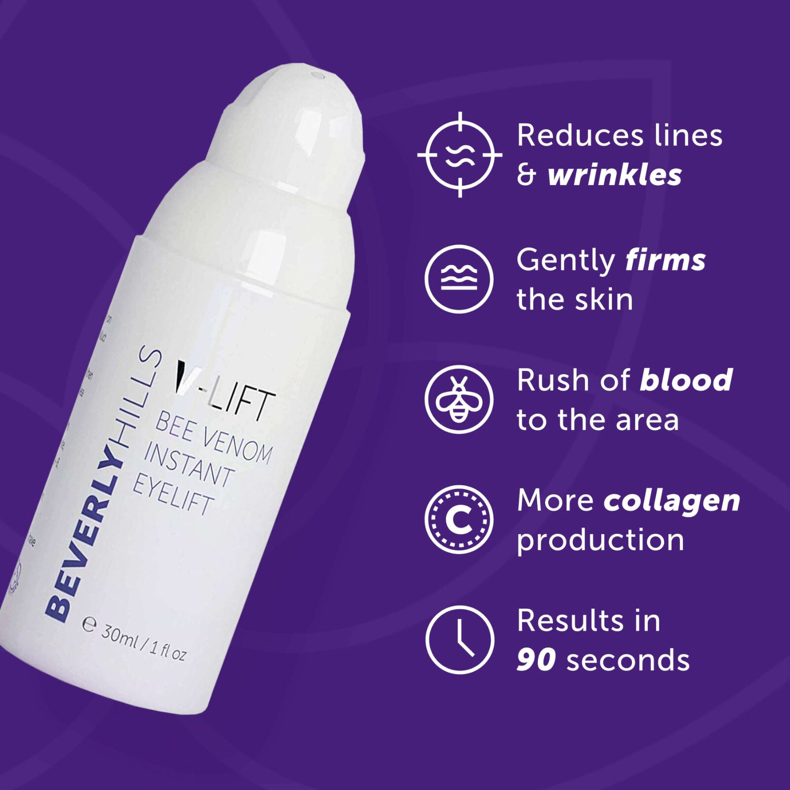 Beverly Hills V-Lift Instant Facelift & Under Eye Tuck 30ml (1 fl oz ...