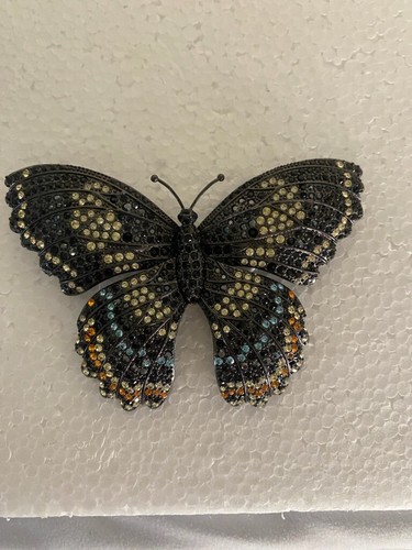 Joan Rivers Vintage Black Butterfly Pin Limited Edition | eBay