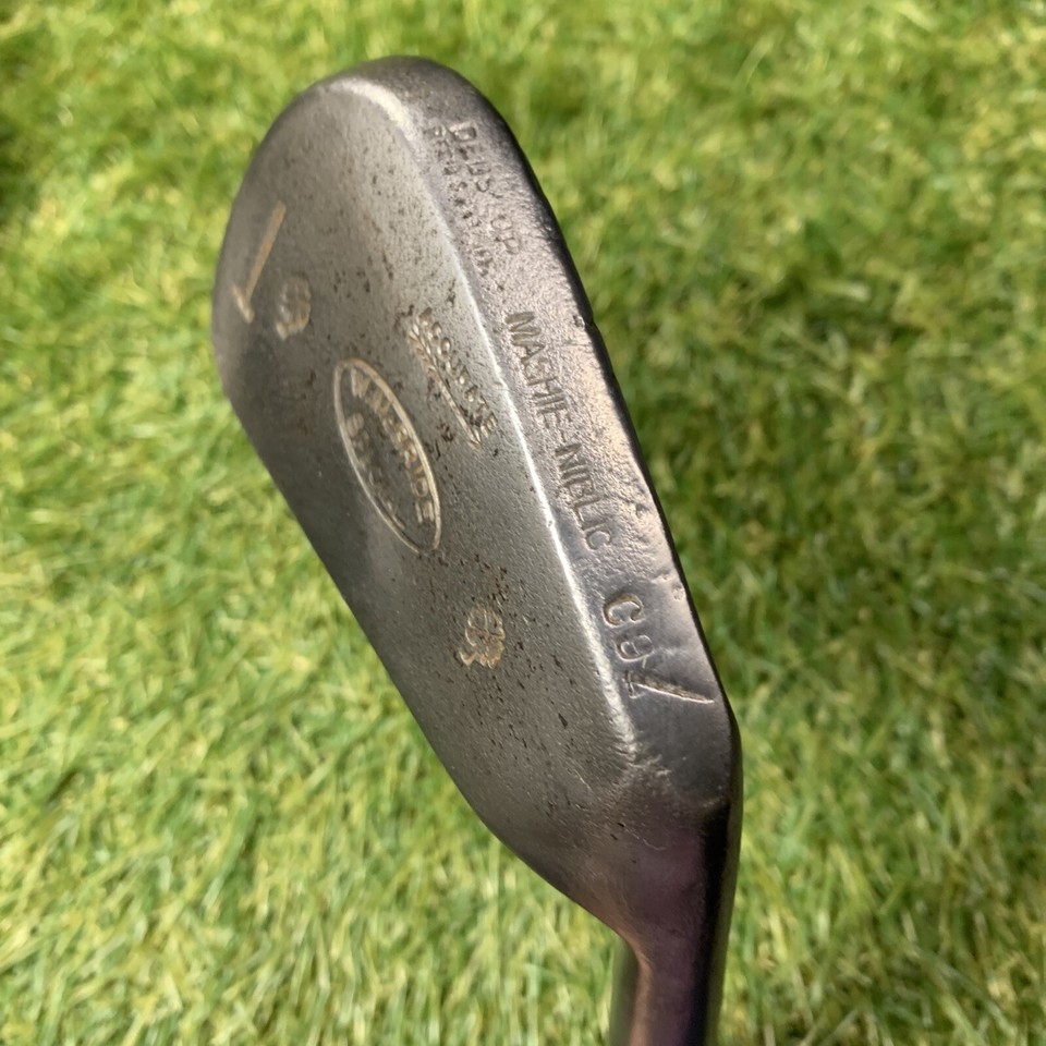 Spalding W McBride Mashie Niblic Hickory RH 36.5" C0 44* 1920 Deep ...