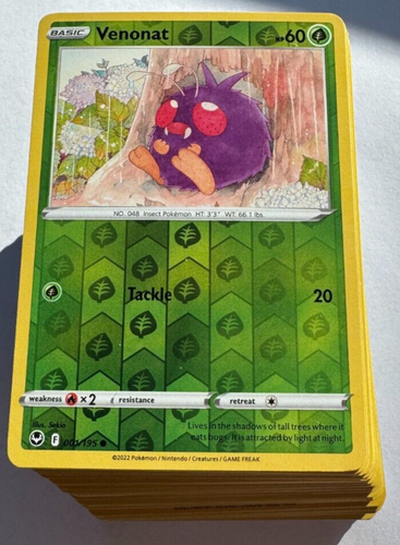 Pokemon Silver Tempest Set Starter, C/U/R, 136 Cards (53 Reverse), No ...