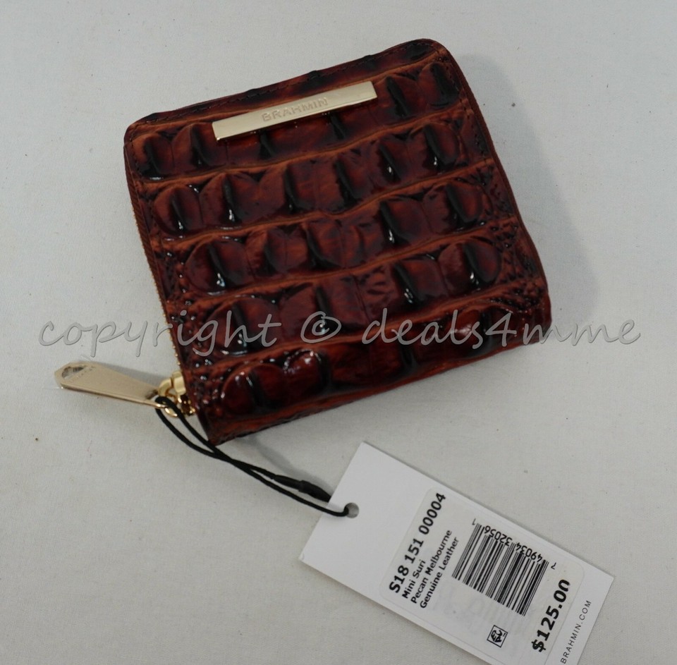 Brahmin Mini Suri Leather Mini Wallet Pick your color Inventory Added ...