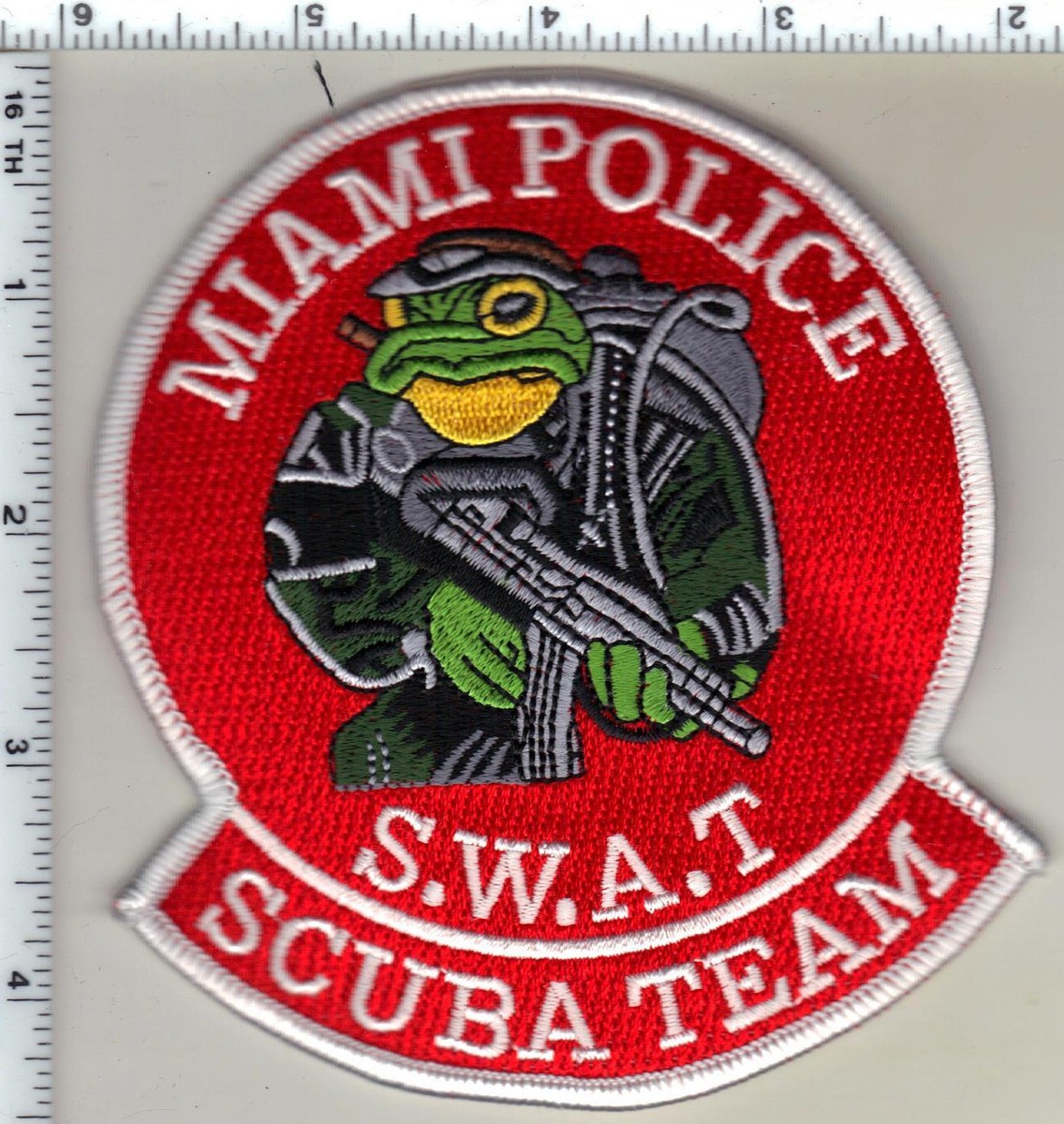Swats Miami Florida Police Badge Mike Snook's Police Patch Collection