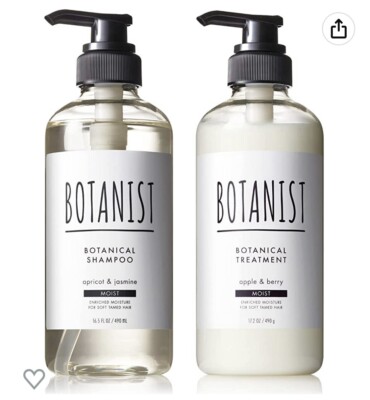 BOTANIST Moist Botanical Shampoo 490ml & BotanicalTreatment 490ml 17oz ...